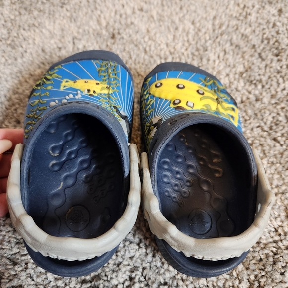 CROCS | Shoes | Crocs Submarine Ocean Blue Toddler Slip On Waterproof ...
